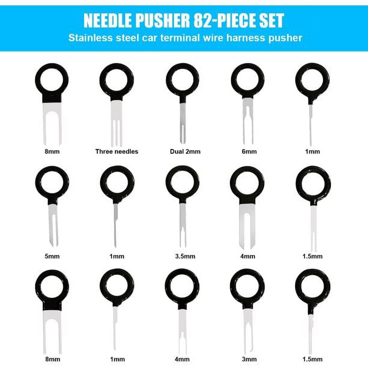 Wire Terminal Removal Depinning Tool Kit 11-Piece Tool Set Automotive ...