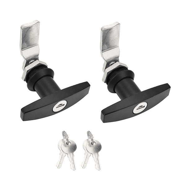 ckepdyeh T-Handle Door Lock Truck Cap Locking with 2 Keys for Most ...