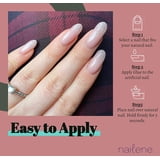 Nailene Artificial Fake Fingernails, Full Coverage, Square Active, 216 ...