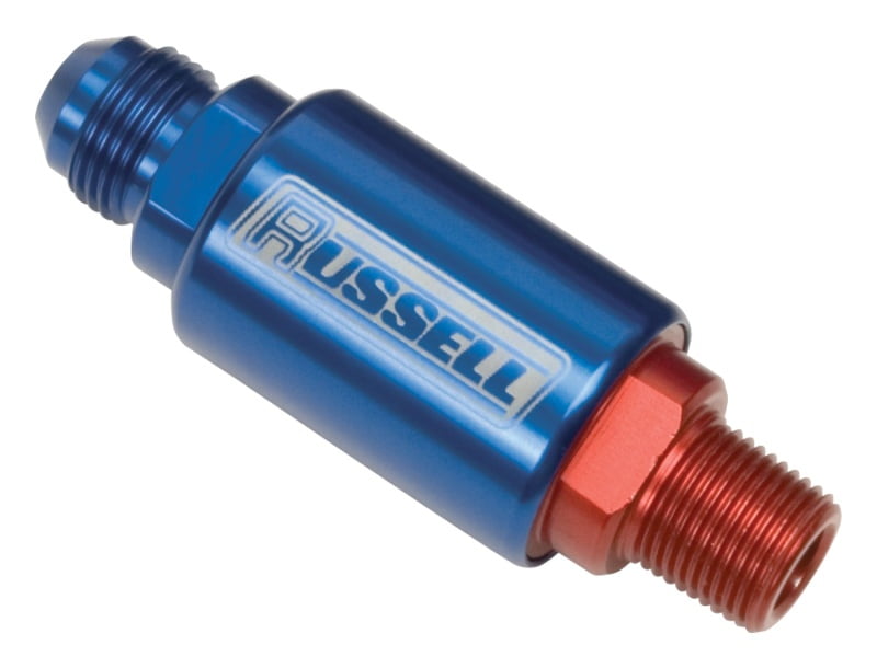 Russell Performance Red/Blue Anodized (3in Length 1-1/4in dia. -6 x 3 ...