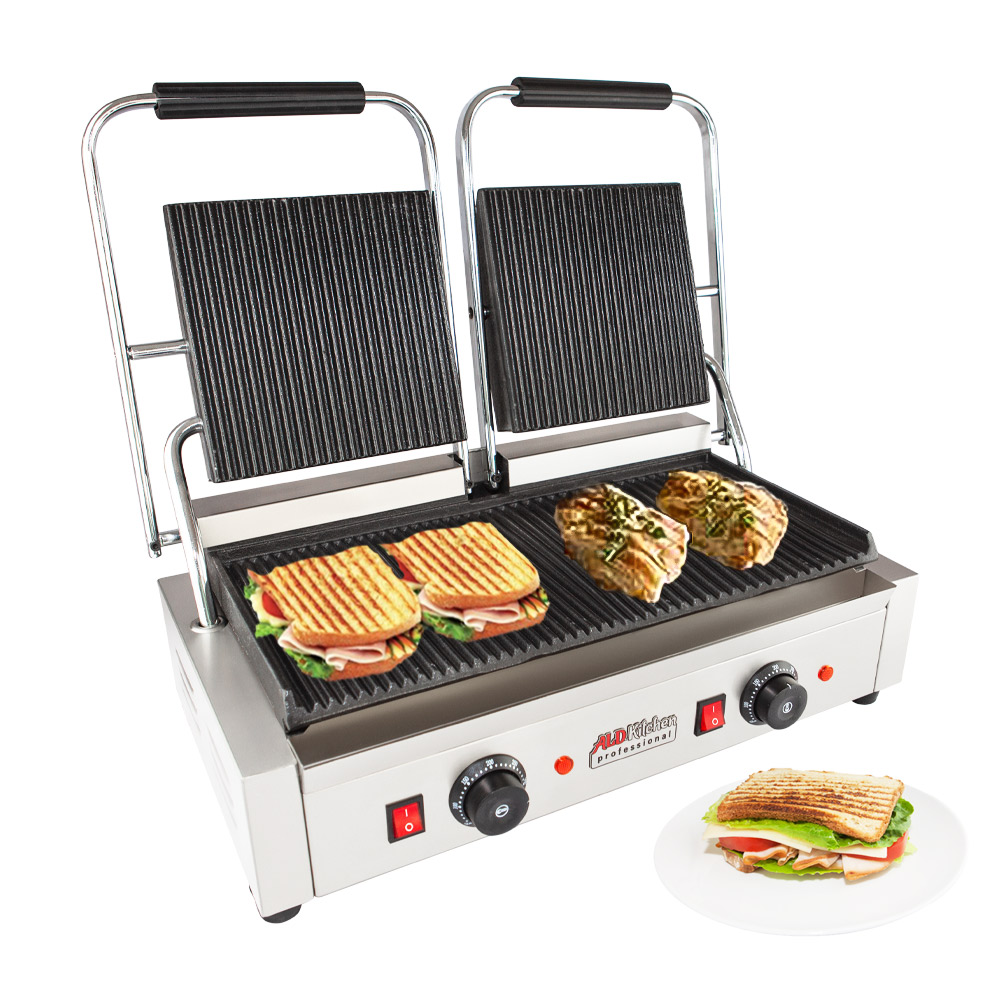 ALDKitchen Panini Sandwich Press Grill High quality Durable Stainless ALDKitchen Panini Sandwich Press Grill High quality Durable Stainless