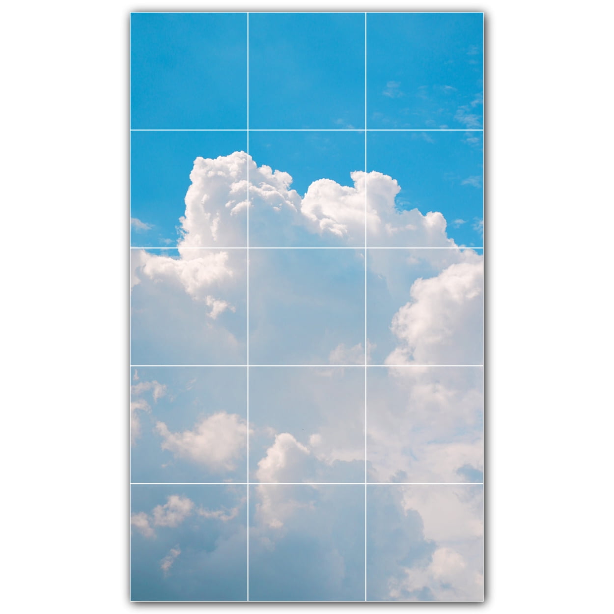Picture-Tiles.com: Clouds Ceramic Tile Wall Mural WAL500378-35XL. 36"W ...