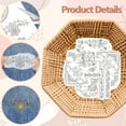 1set 4 Sheets 11.6x8.2 Inch Stick and Stitch Embroidery Patterns Non ...