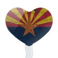 Rustic Arizona State Flag Distressed USA Heart Love Cupcake Picks ...