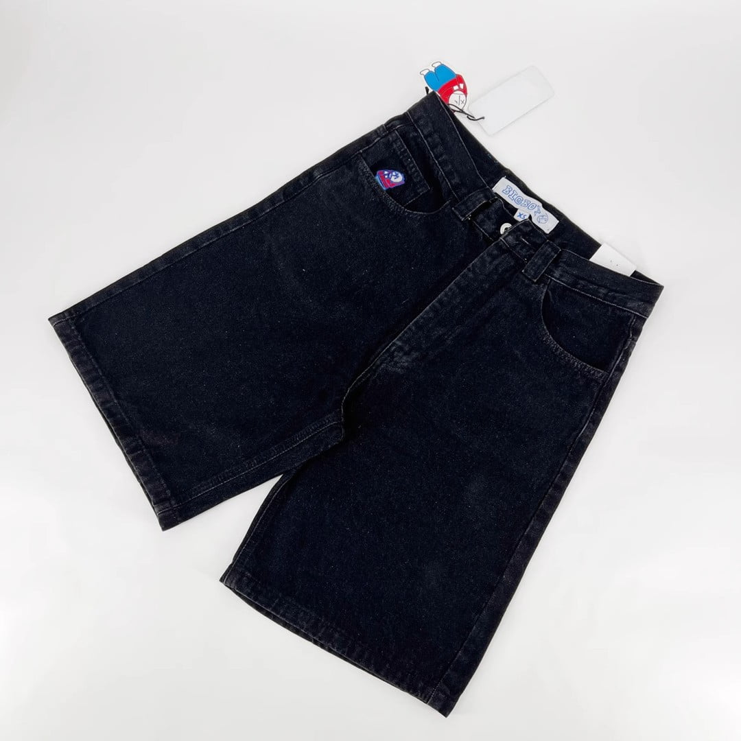 Click here for Beileda Jnco Chinese Loong Hip Hop Denim Shorts 20... prices