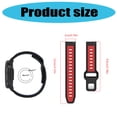 Flexible Quick Release Silicone Watch Double Color Watch Belt for 3/3 ...