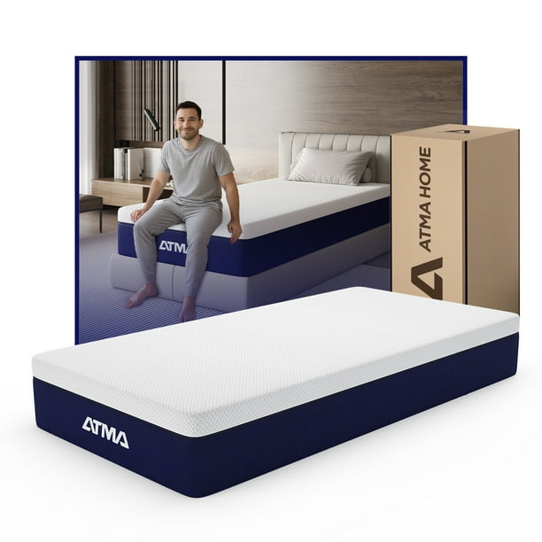 Colchón en Caja Individual ATMA NOVA Memory Foam Altura 29cm | Walmart ...