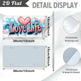 A rectangular aluminum decorative sign for home decorative signs ...