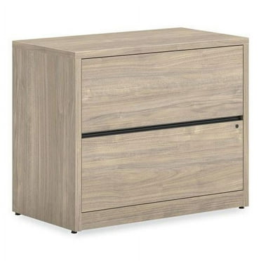 HON 3 Drawers Lateral Lockable Filing Cabinet, Putty - Walmart.com