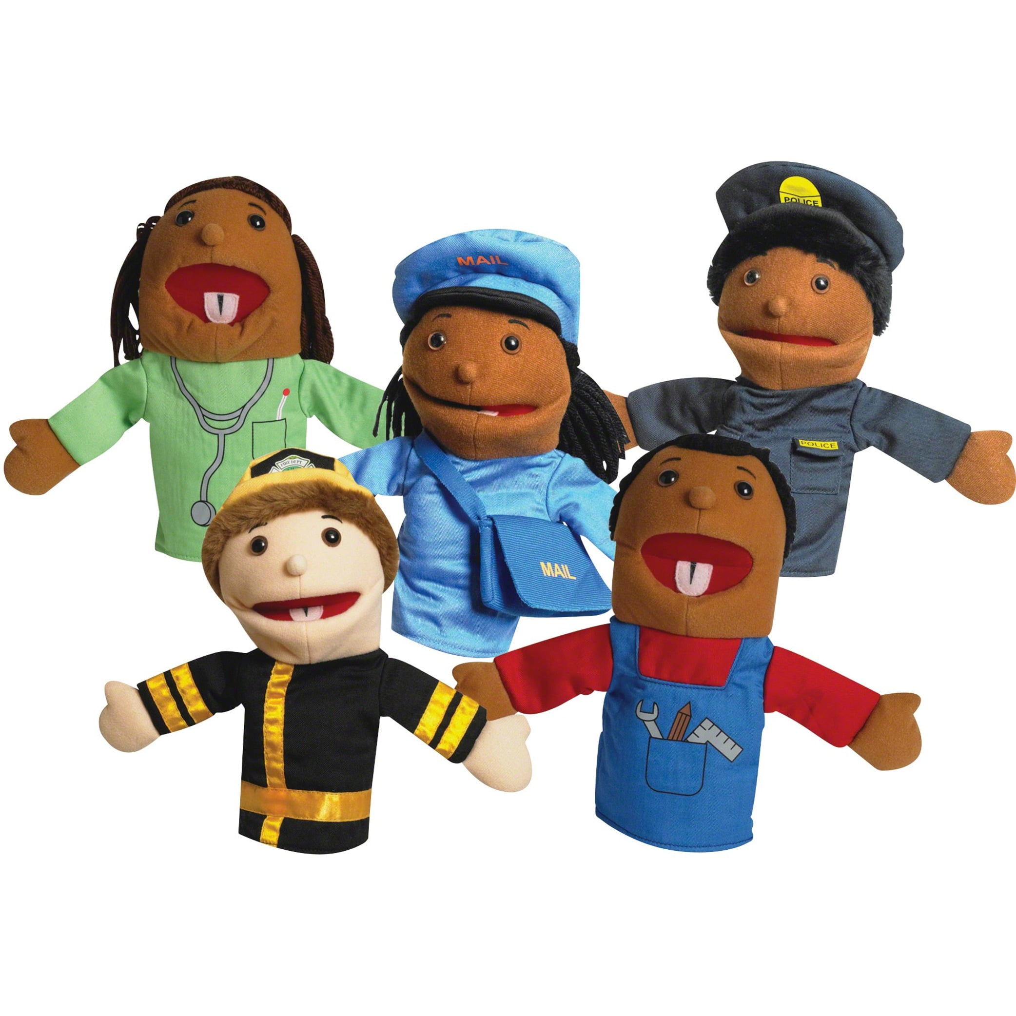 10" Career Puppets with Movable Mouths - Set of 5 - Walmart.com
