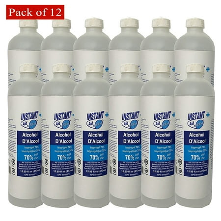 Instant Aid Alcohol 70% 473ml x 12 - Walmart.ca