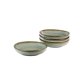 Sango Glyph Grey Set of 4 Dinner Bowls - Walmart.com