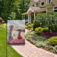 Back View Of Two Dogs Garden Flag Double Sided 12 x 18/28 x 40 Inch ...