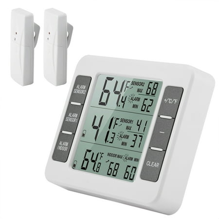 Wireless Thermometer, Temperature Monitor Temperature Record ...