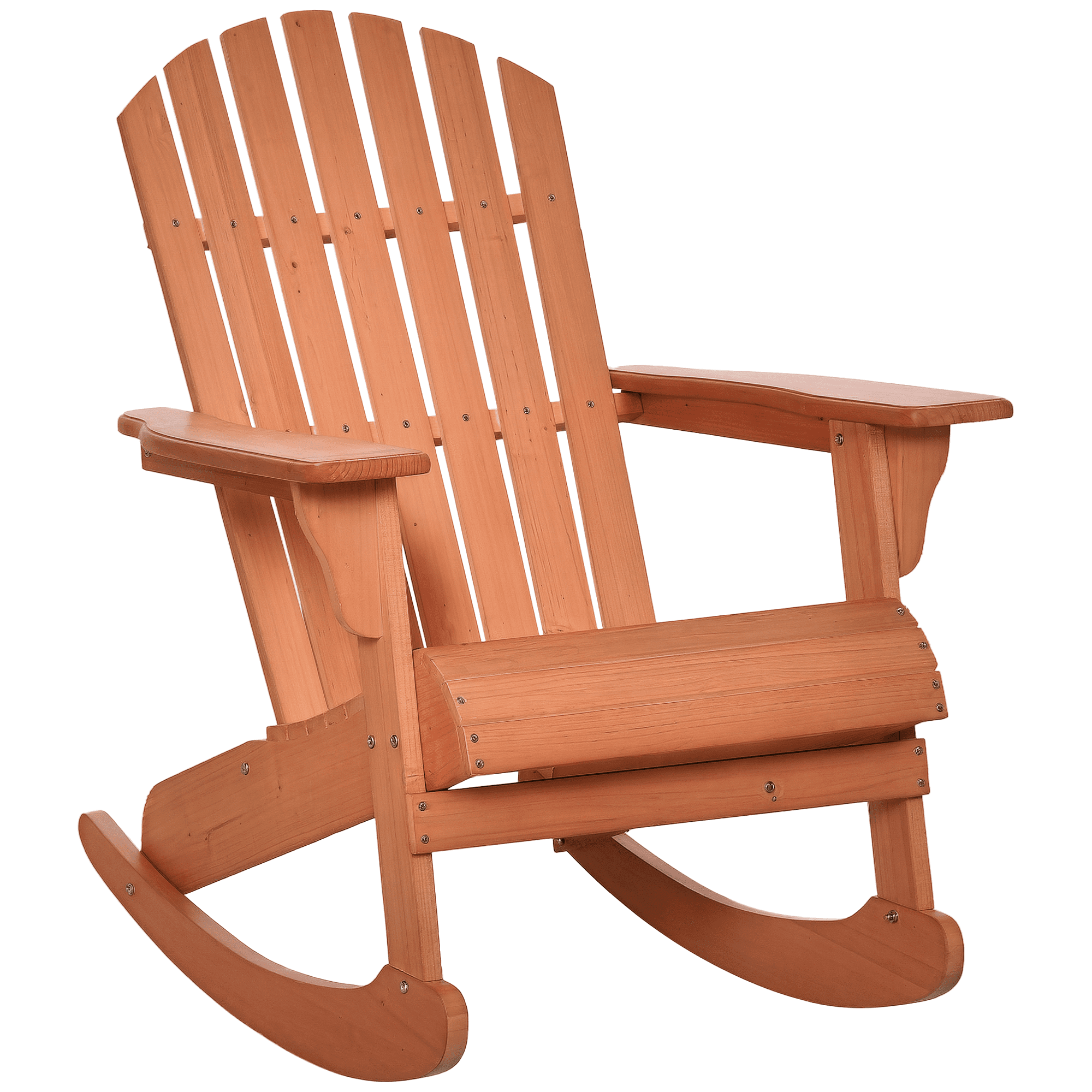 Click here for Outsunny Wooden Adirondack Rocking Muskoka Chair W... prices