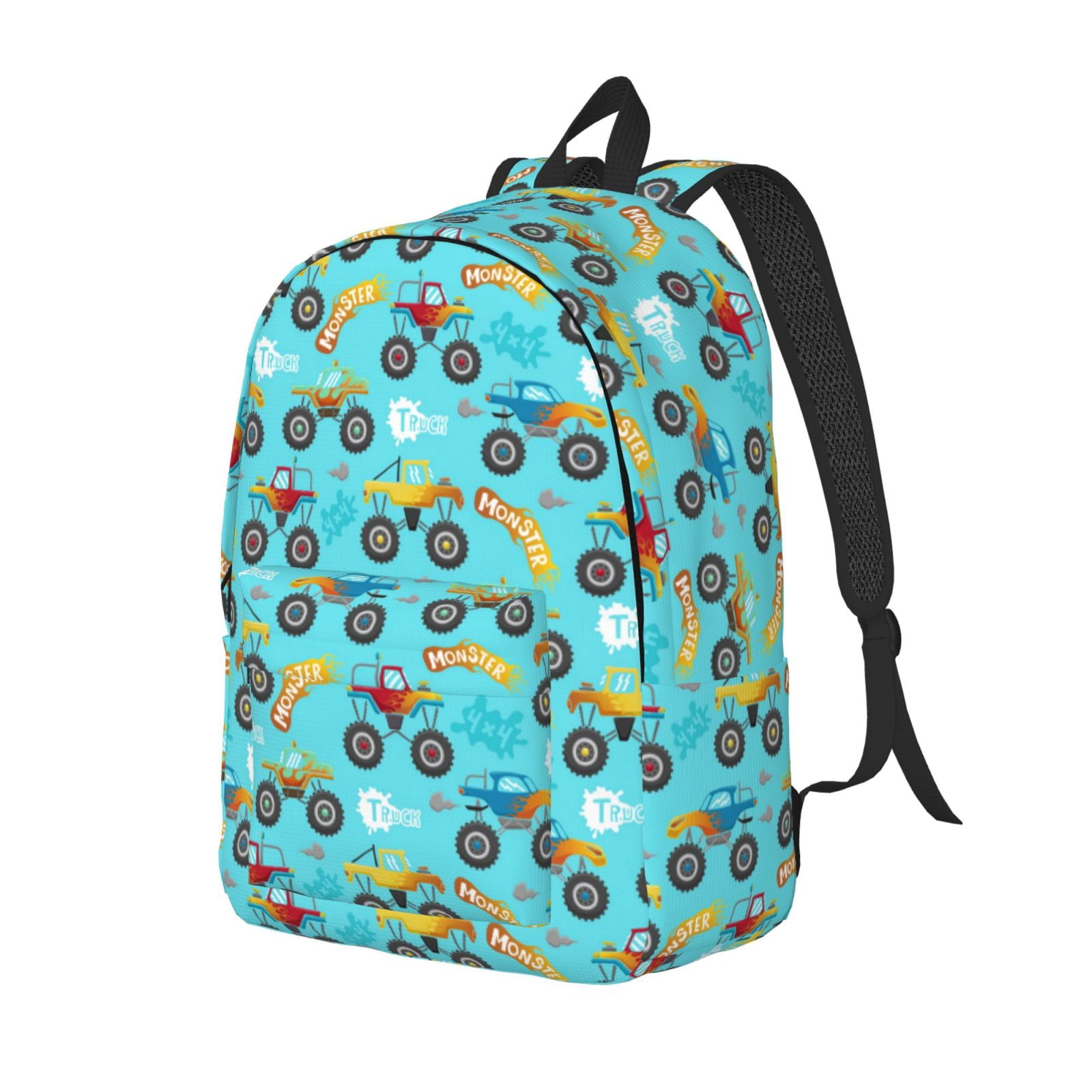 Disketp Cartoon Monster Truck Mochila de Lona Estampada, Mochila ...