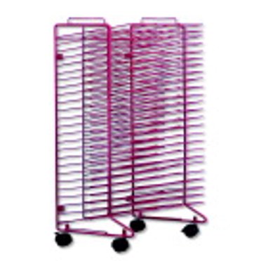 Creative Options Grab'n Go 3-By Rack System-13"X10"X14" Magenta ...
