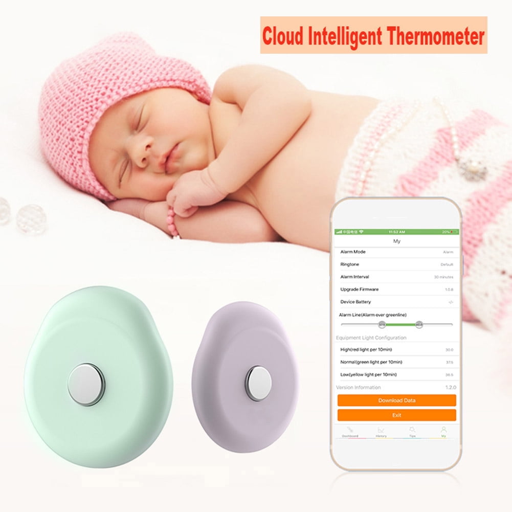 Aofa Baby Electronic Adhesive Thermometer Body Temperature Fever ...
