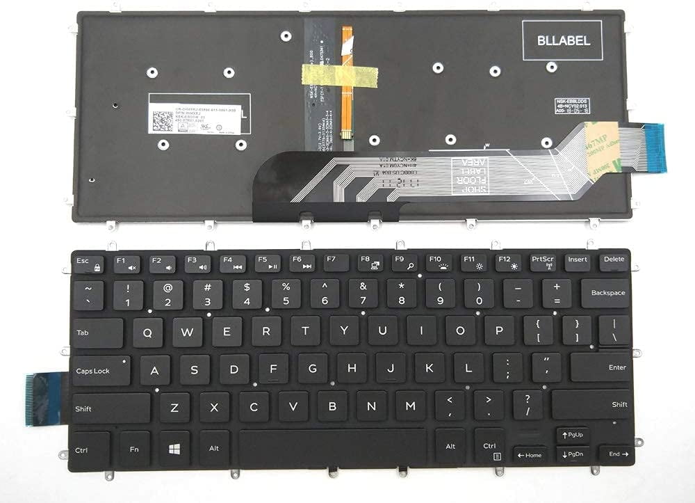 New US Black English Backlit Laptop Keyboard (Without palmrest) for ...