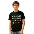 Glisme Boys T Shirt Funny Math Print Graphic Tee For Kids Casual Short ...
