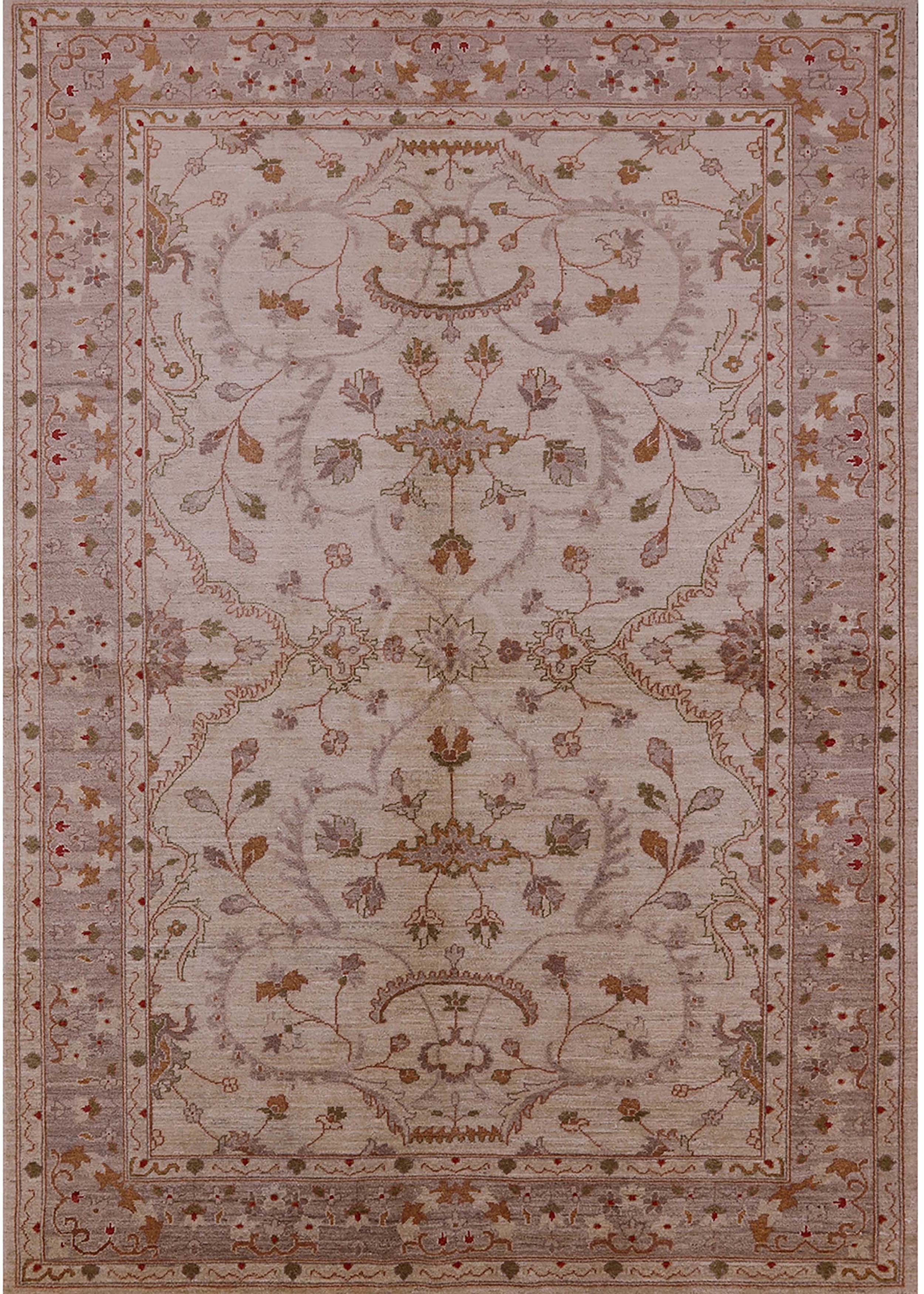 Ahgly Company Indoor Rectangle Mid-Century Modern Sienna Brown Oriental ...