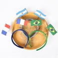 4PCS Colorful Headwear Featuring International Flags For Sports Event ...