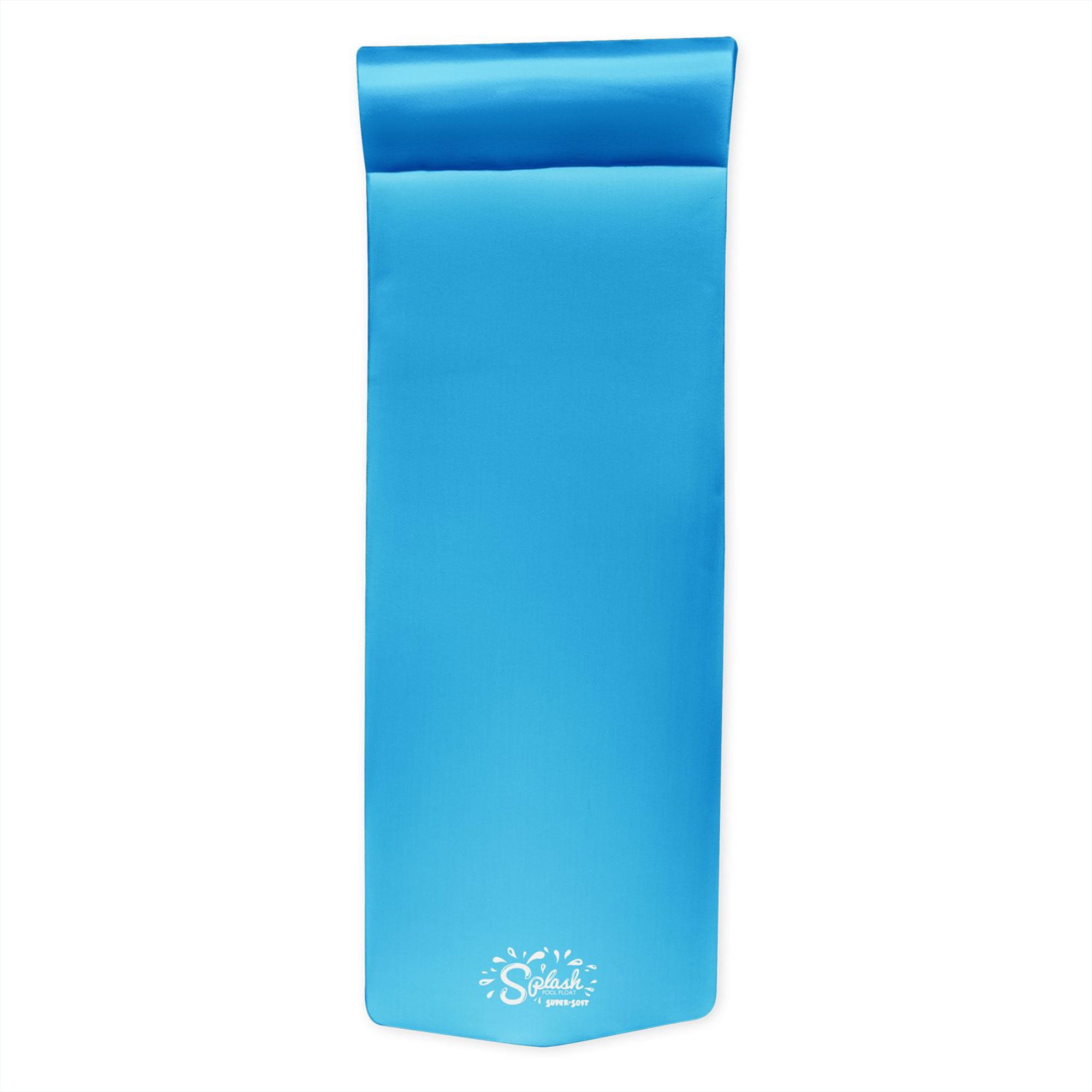 TRC Recreation Splash 1.25" Thick Foam Pool Float Mat, Bahama Blue ...