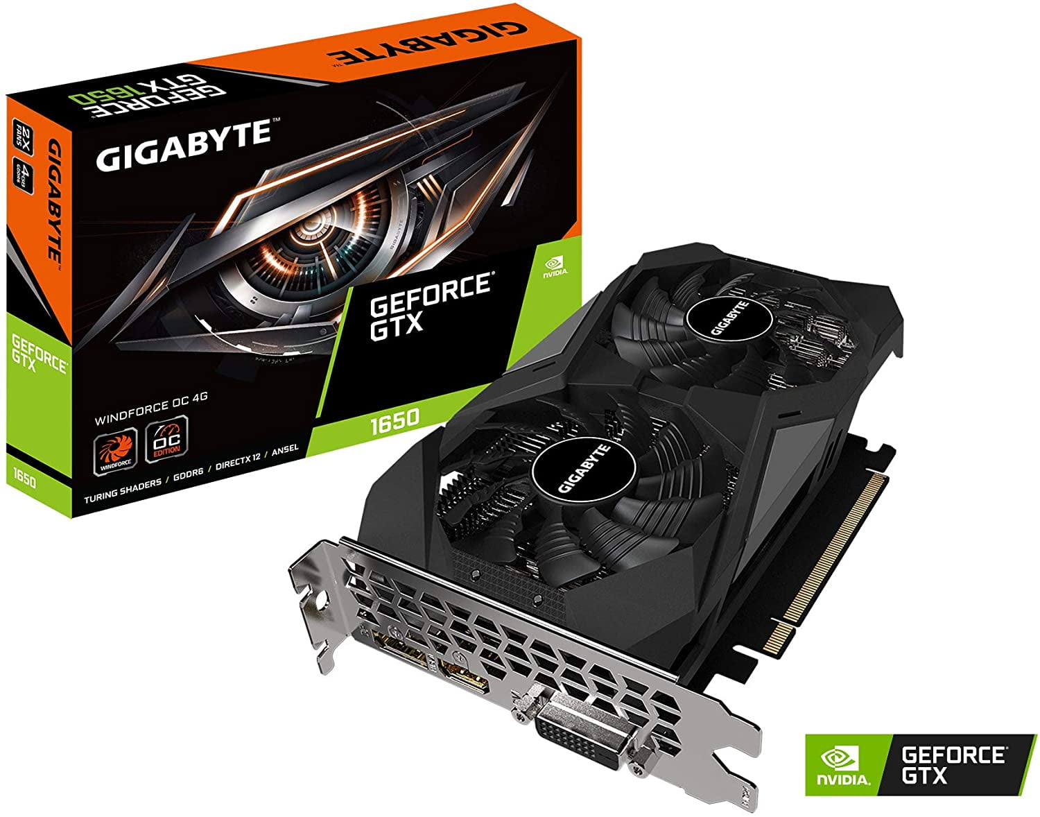 Buy Gigabyte GeForce GTX 1650 4GB GDDR6 GV-N1656WF2OC-4GD Graphics Card ...