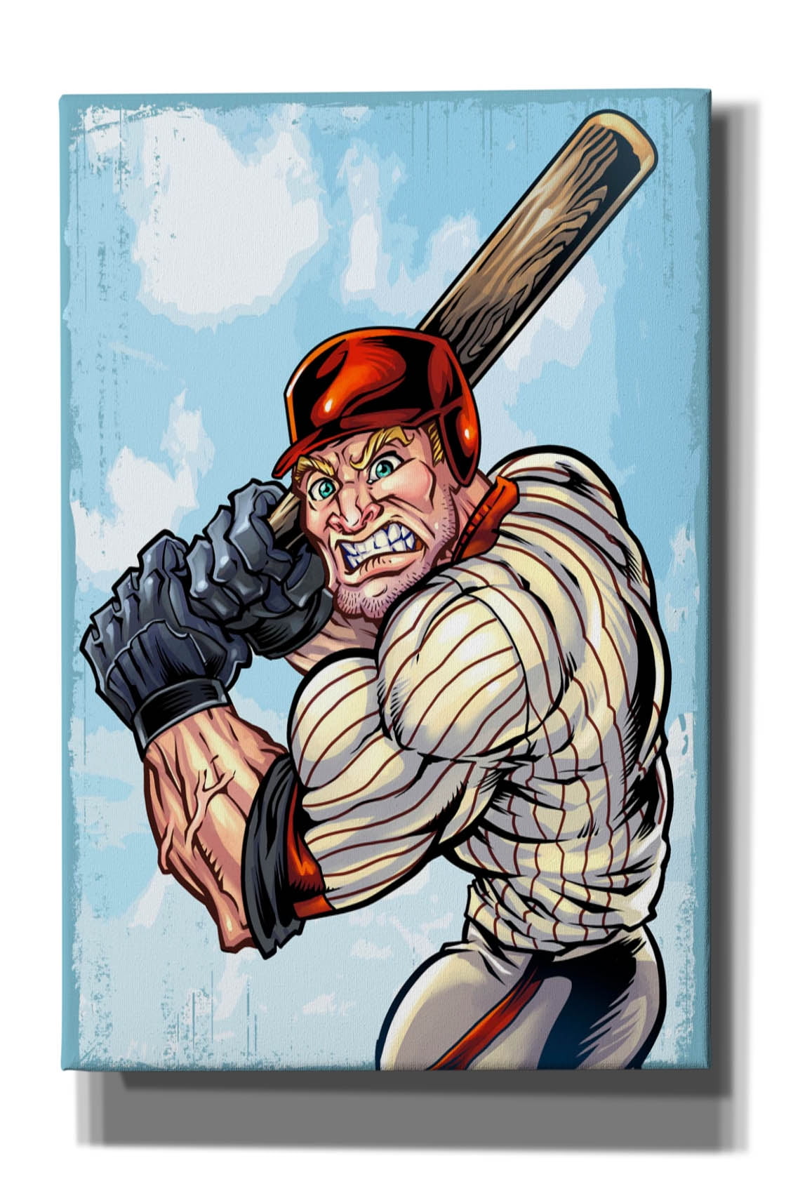 Cartoon Baseball Batter