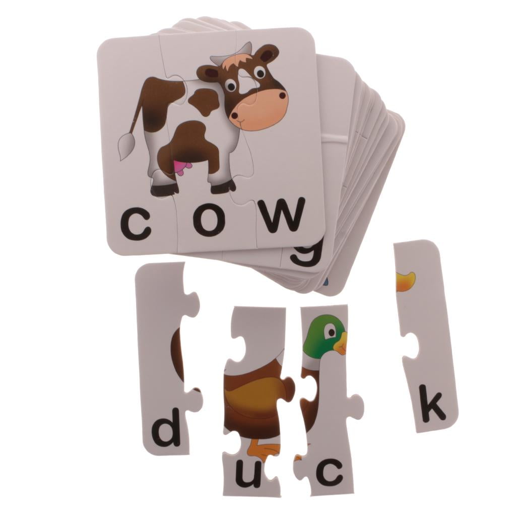 Varios rompecabezas de cartas cognitivas, rompecabezas de ...