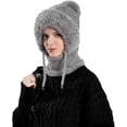 Balaclava Ski Hat Wind-Resistant Hat Cap Scarf for Women and Men ...