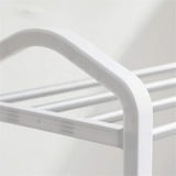 Mainstays 4-Tier Shoe Rack, White with Steel Shelves - Walmart.com