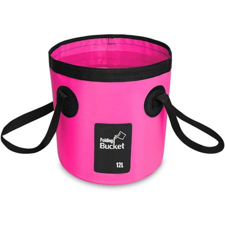 JOYWEI Foldable Buckets Heavy Duty Waterproof Folding Bucket,(12L ...