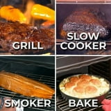 Emeril Lagasse Southern Cooker, Portable Outdoor Charcoal Grill & Meat ...