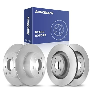 AutoShack Rear Drilled & Slotted Brake Rotors | Replacement for 2010 ...
