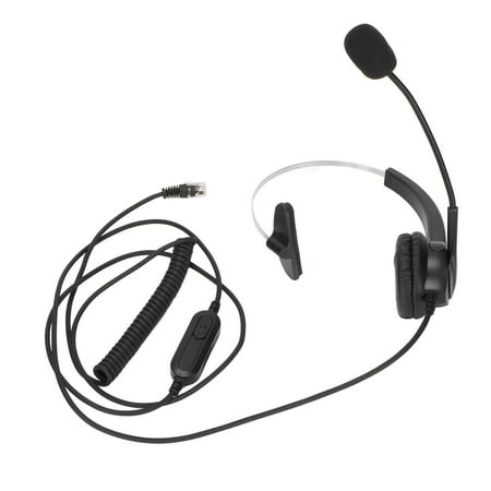 Landline Phone Headsets, Noise Reduction RJ9 Headset Comfortable With ...