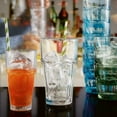 Bormioli Rocco Rock Bar Stackable Beverage, Set Of 6 Drinking Glasses ...