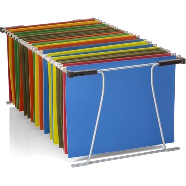"Officemate Steel Hanger, Adjustable 14-18"" Letter Size Hanging File ...