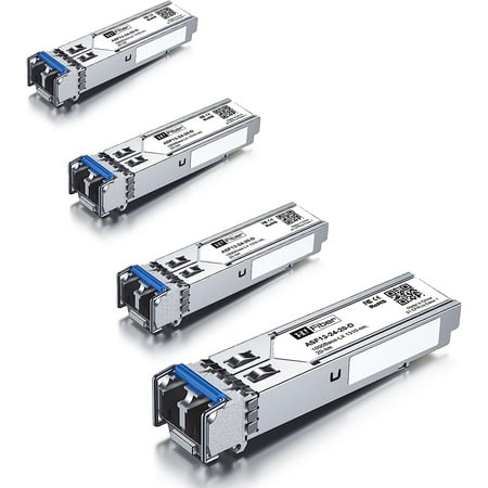 4PCS 1.25G Single Mode SFP LC Module, 1000Base-LX/LH Fiber Transceiver ...