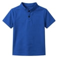 Big T-Shirts For Boys Casual Short Sleeve Knit With Stand Collar ...
