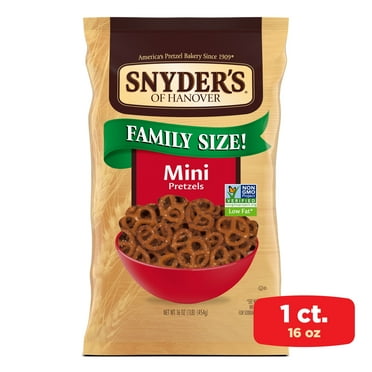 Snyder's of Hanover Original Crisp, Salty Pretzel Snaps, Family Size ...