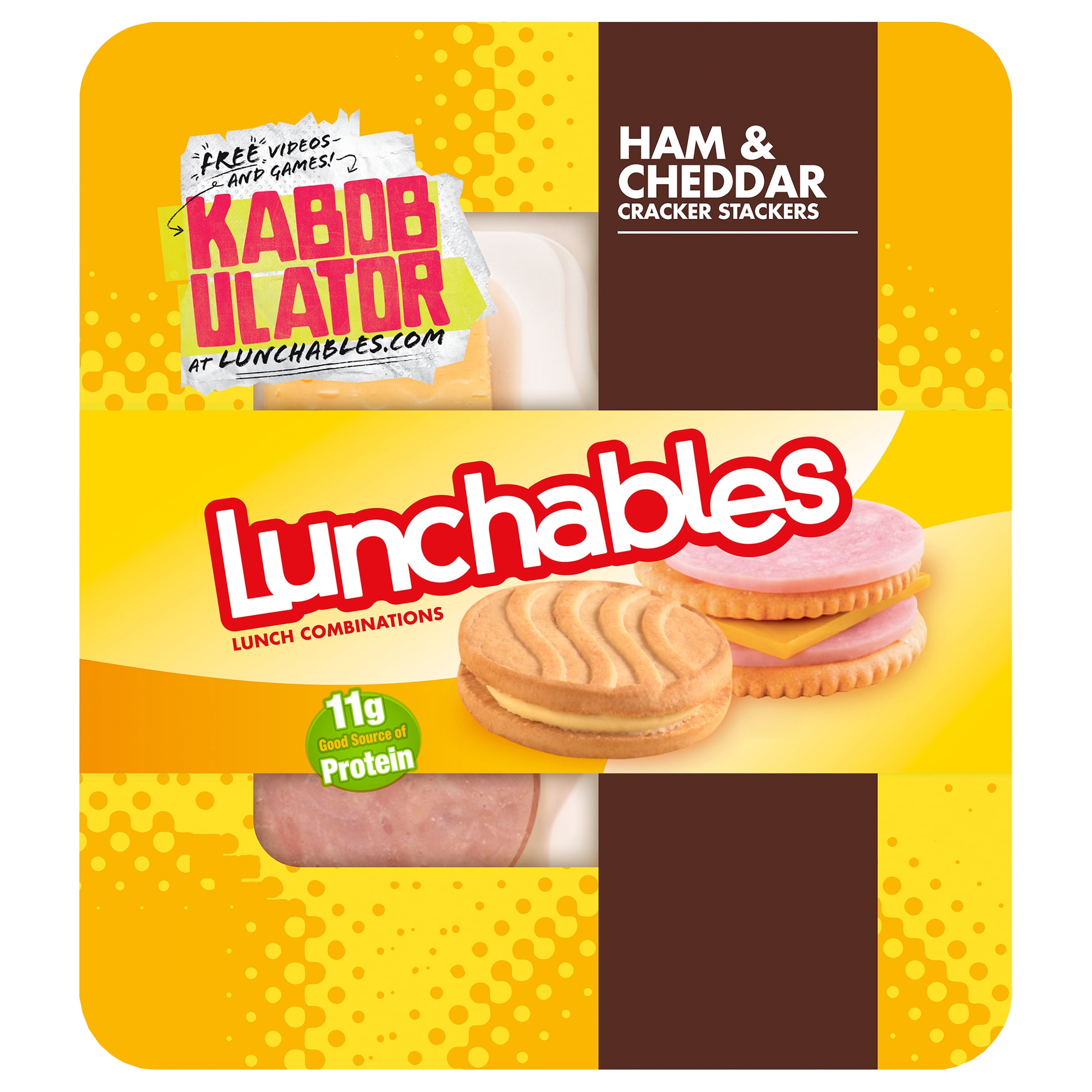 Lunchables Lunch Combinations Ham & Cheddar Cracker Stackers, 3.5 oz ...