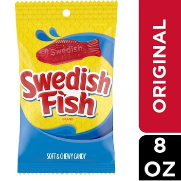 SWEDISH FISH Blue Raspberry Lemonade Soft & Chewy Candy, 2pk 3.59 oz ...