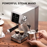 LINKChef Espresso Machine 20 Bar, Small Espresso Maker with Milk ...