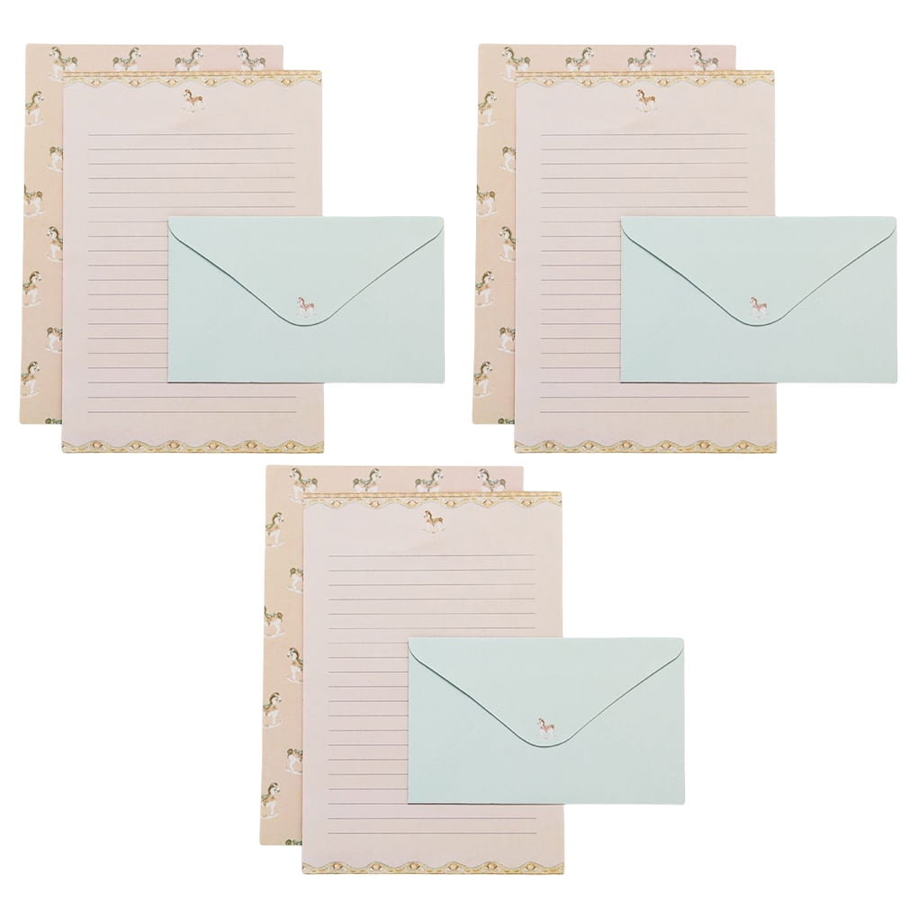 TureClos Envelope Kawaii Writing Stationery Paper Letter Papers ...