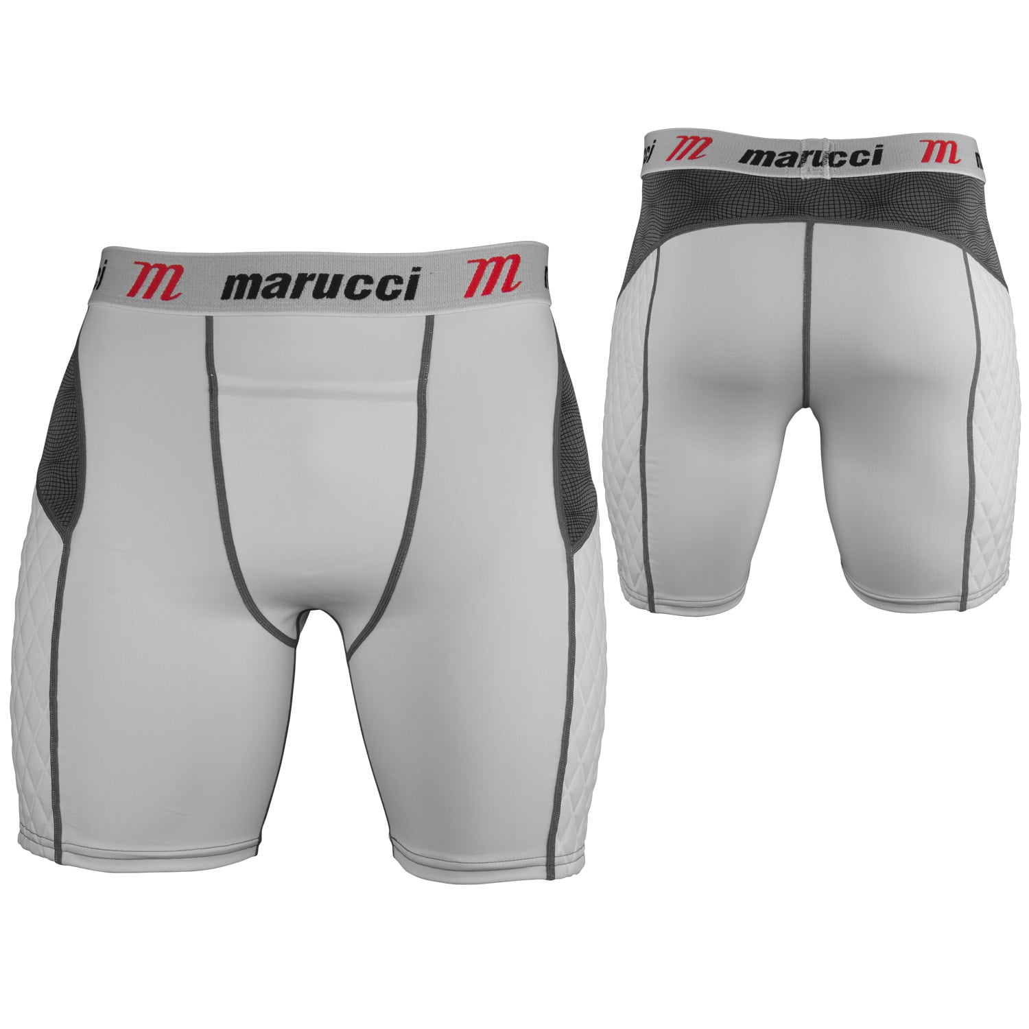 Marucci Elite Men's Baseball/Softball Padded Sliding Shorts - Walmart.com