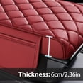 2. Ergonomic Car Console Cushion With Nonslip Base, Soft Leather ...