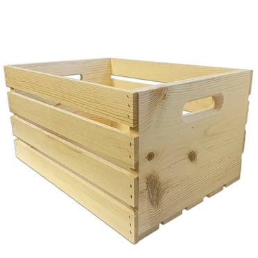 Wilson Versatile Large Pine Wood Storage Crate (12 Pack) - Walmart.com