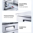 48" Refrigerated Chef Base Refrigerator, 2 Drawer Stainless Steel ...