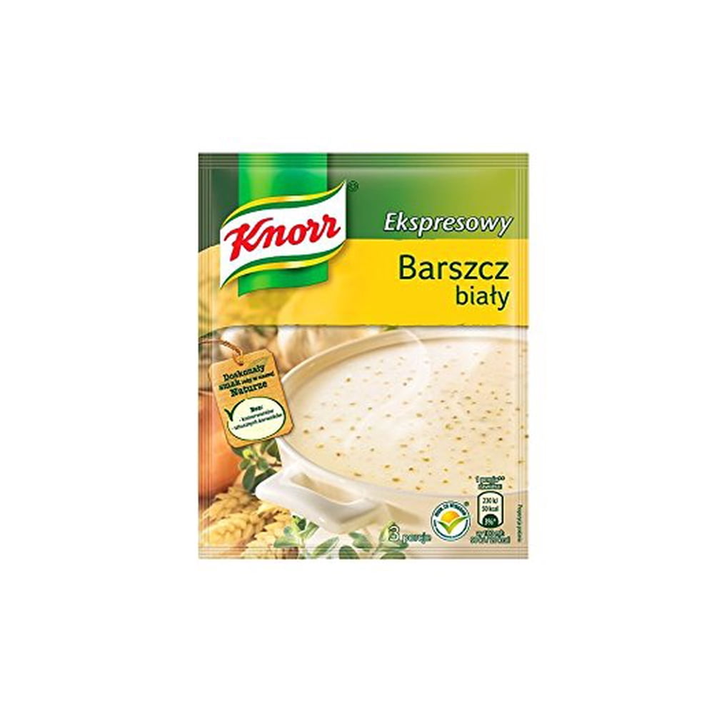 Knorr Barszcz Bialy Ekspresowy White Borscht Instant Soup Mix (3-Pack ...